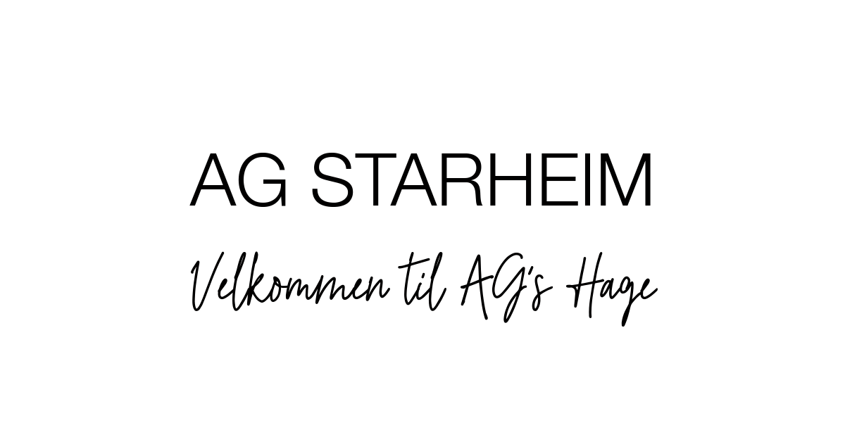 Om meg – AG STARHEIM